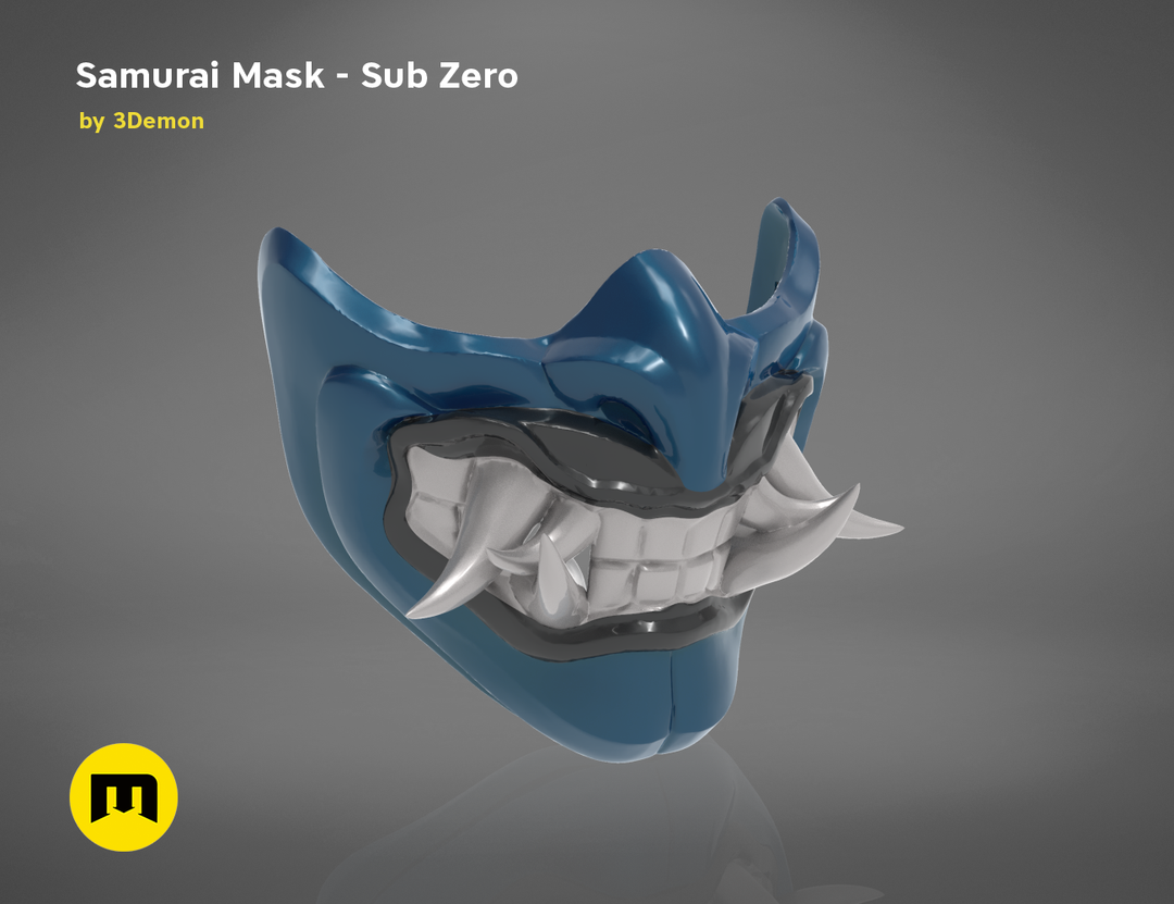 Mortal Kombat mask bundle STL | 3D Printable Prop | 3Demon