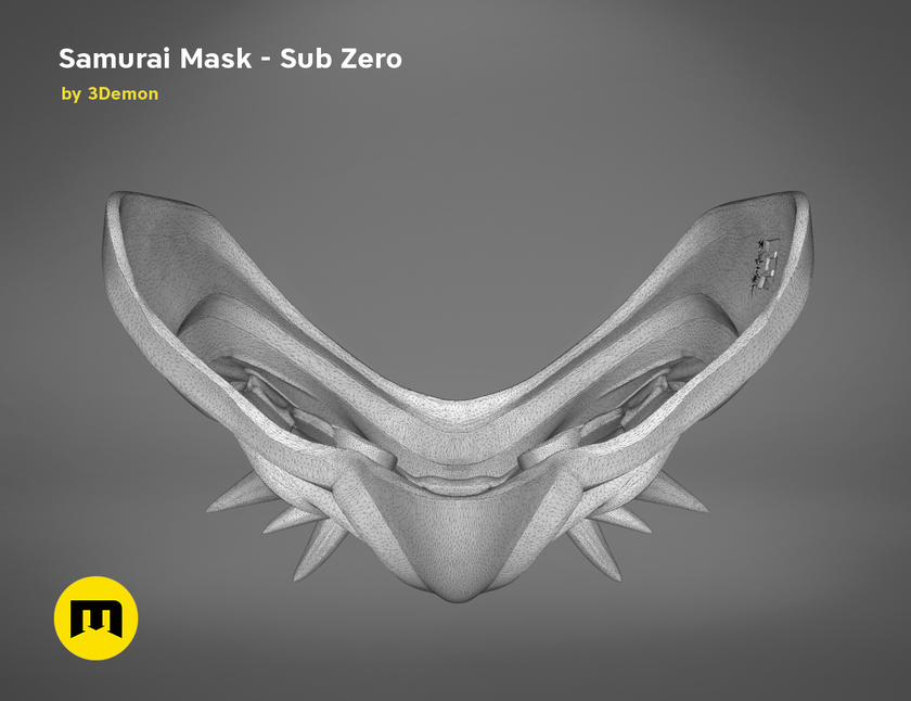 Mortal Kombat mask bundle STL | 3D Printable Prop | 3Demon