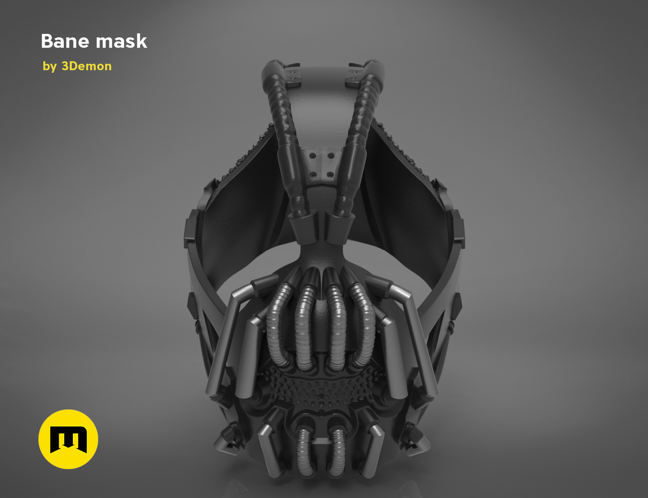 Bane mask STL | 3D Printable Helmet | 3Demon