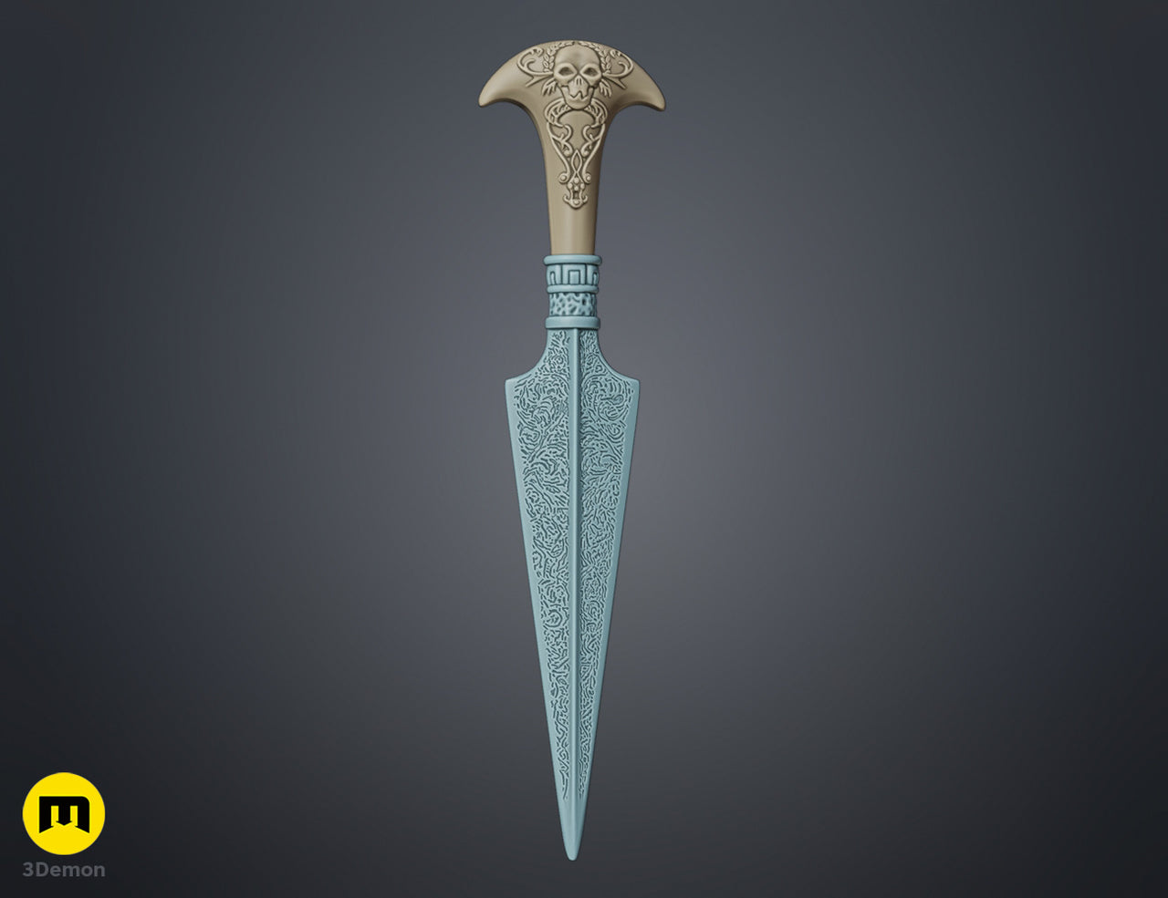 Bellatrix Lestrange Dagger - Harry Potter STL | 3D Print | 3Demon