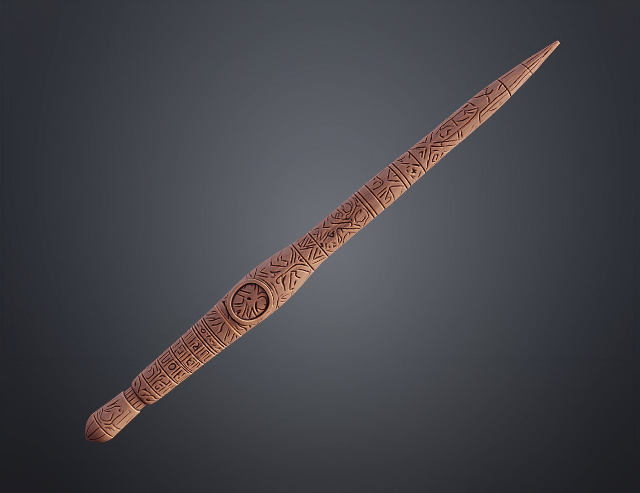 Carlos Clodoaldo wand STL | 3D Printable Prop Weapon | 3Demon
