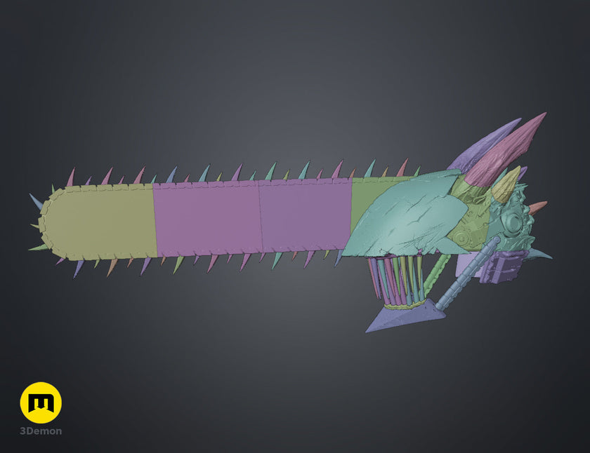 Chainsaw Man True Devil Form helmet STL | 3D Print | 3Demon