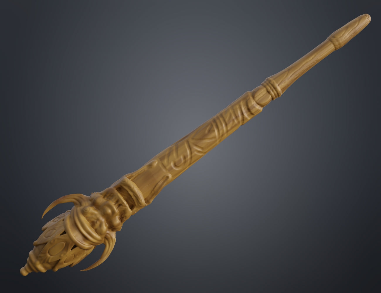 Chiyo Kogawa wand STL | 3D Printable Prop Weapon | 3Demon