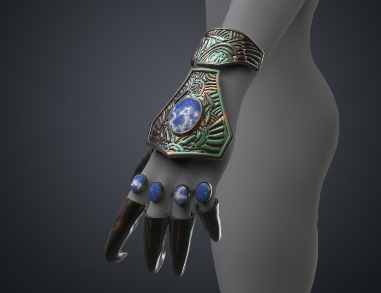 Hand Claws - Stargate STL | 3D Printable Prop Weapon | 3Demon