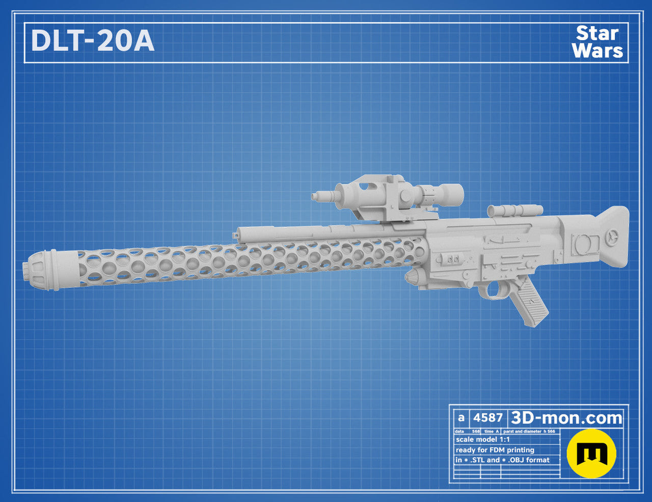 DLT-20A Blaster Rifle – 3Demon