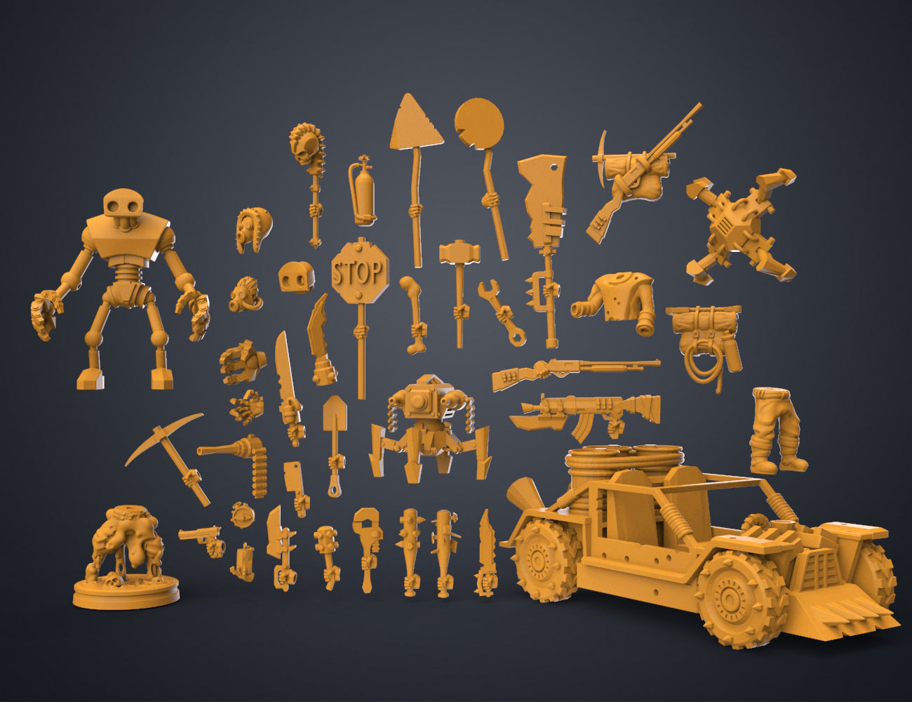 Magnetic DnD - Postapocalyptic Pack – 3Demon
