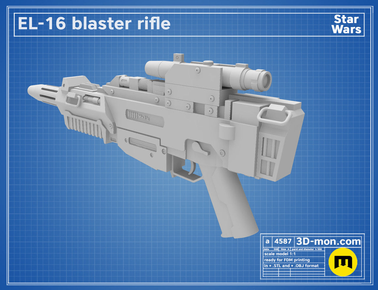 EL-16 Blaster Rifle – 3Demon