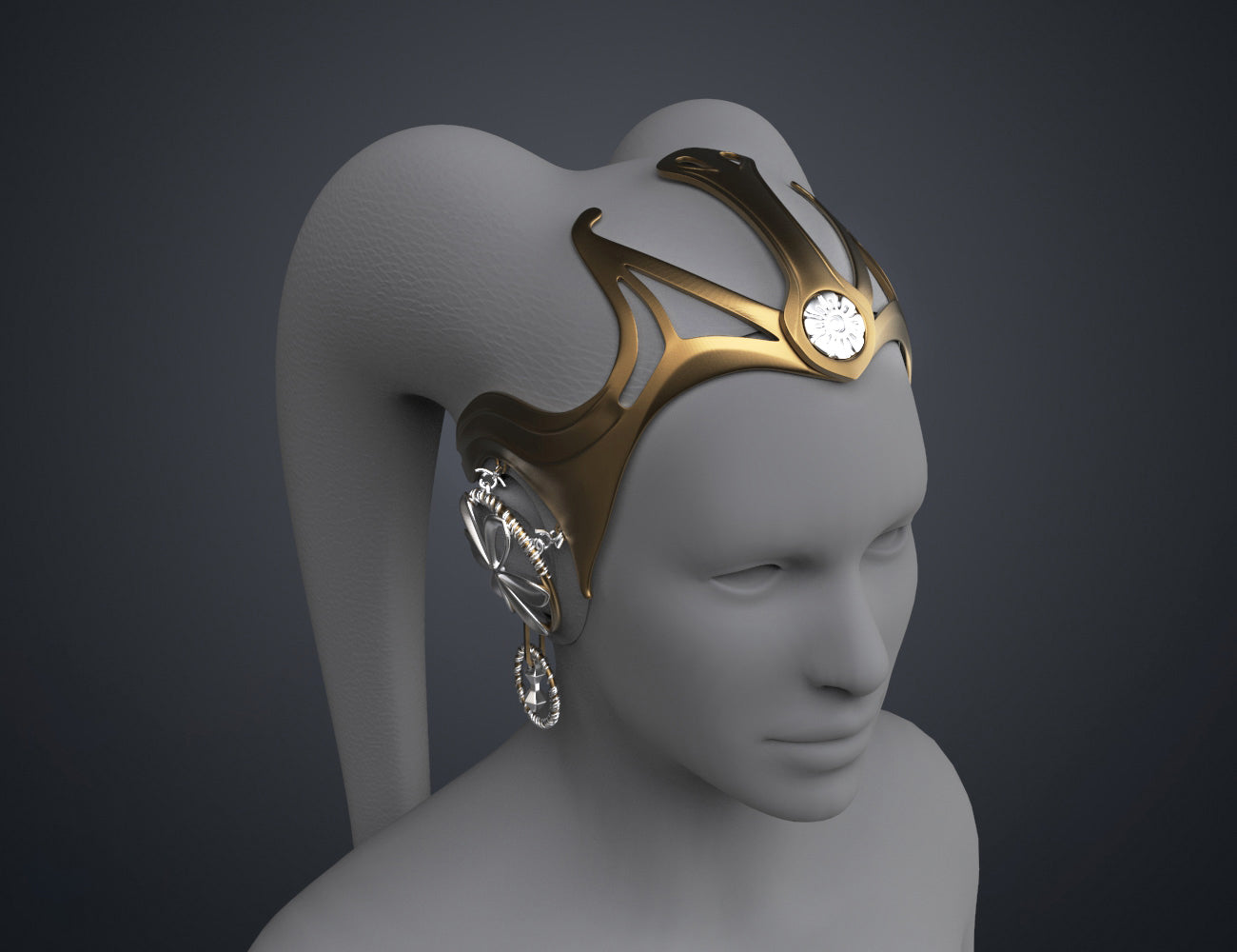 Garsa Fwip’s Headpiece STL | 3D Print | 3Demon