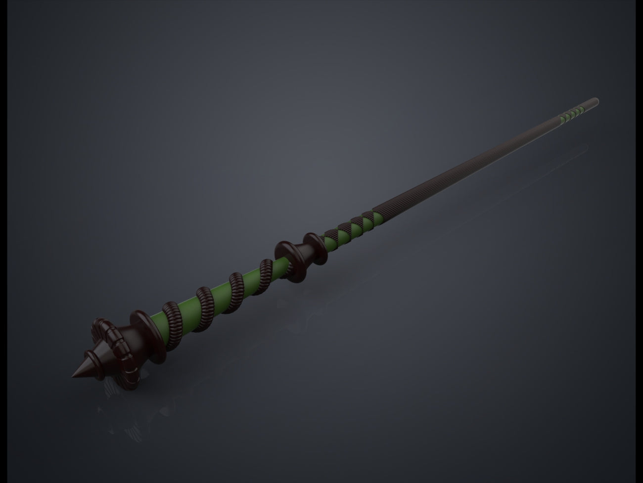 Isolt Sayre's Wand STL | 3D Printable Prop Weapon | 3Demon