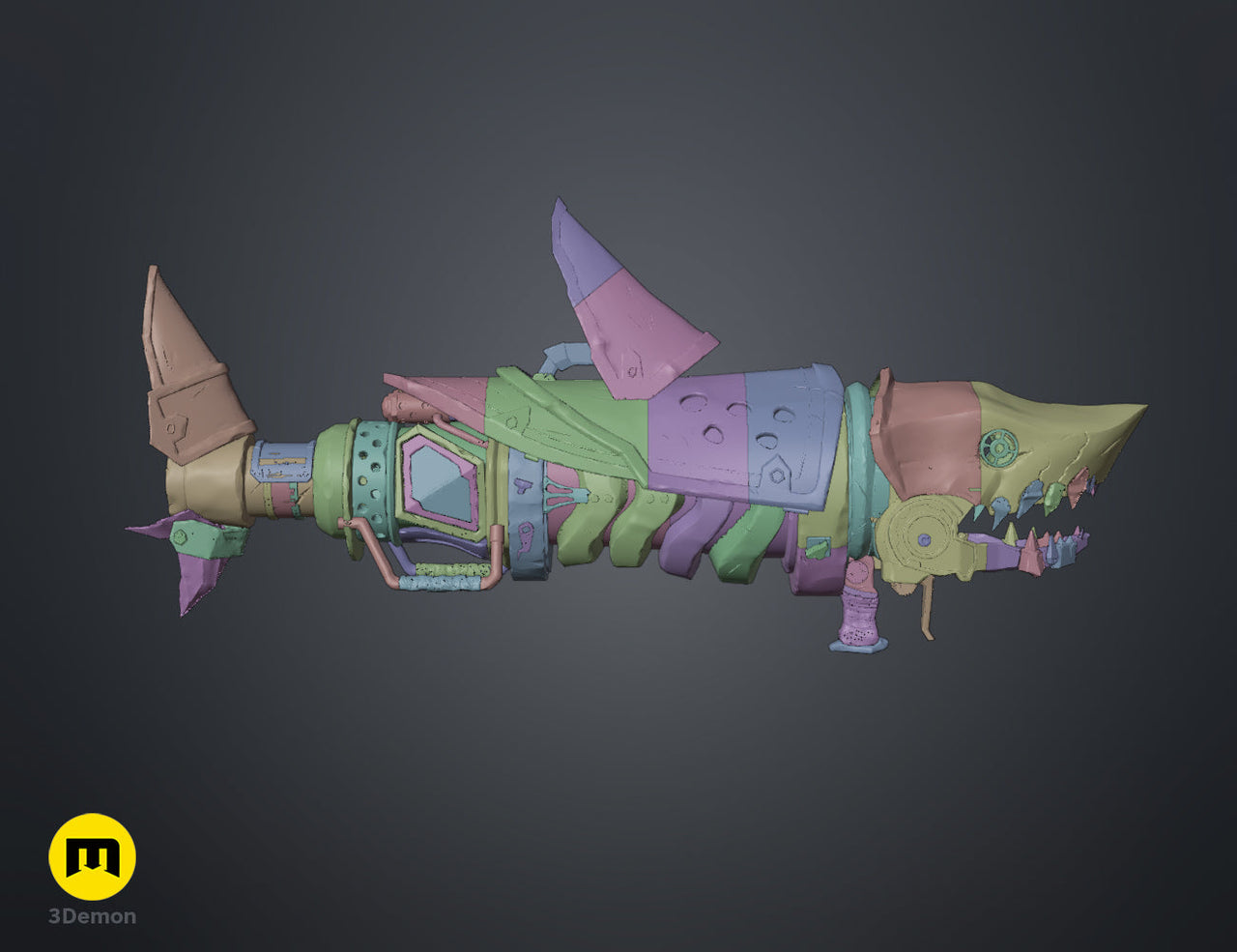 Arcane - Jinx Fishbones rocket launcher STL | 3D Print | 3Demon
