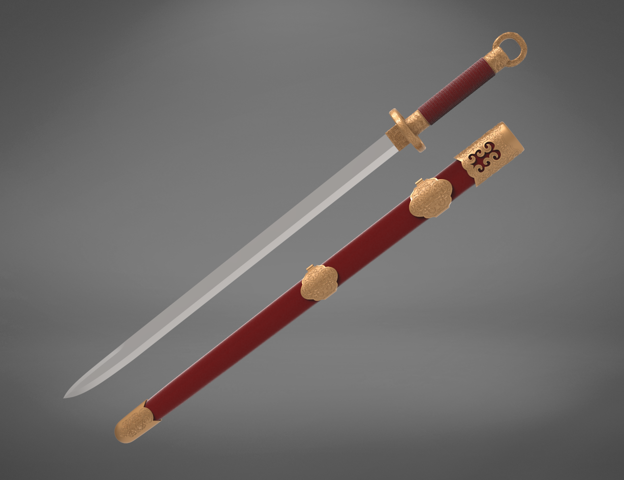 Mulan Sword and Sheath – 3Demon