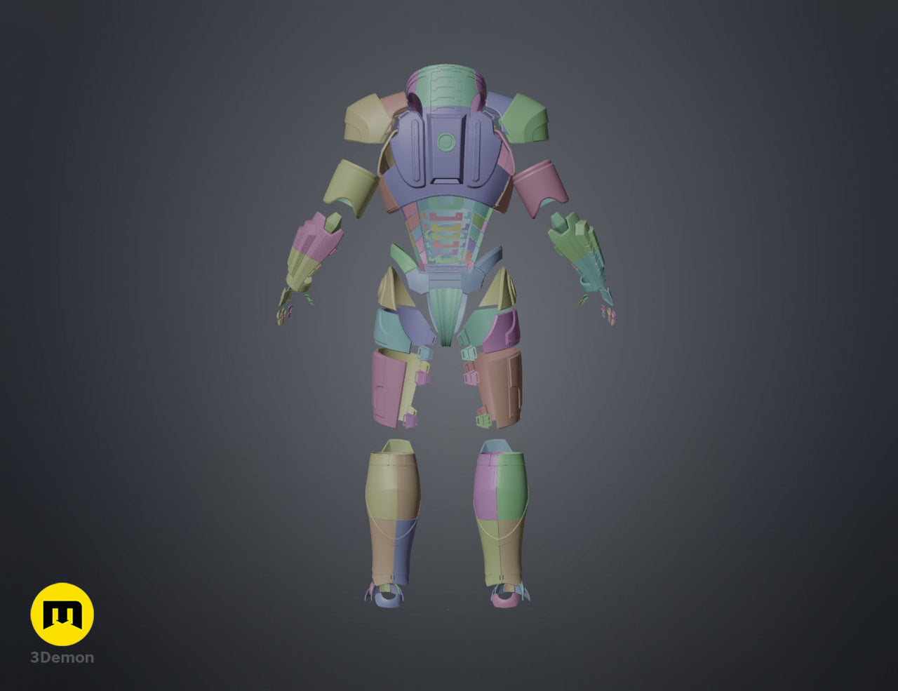 N7 Male Shepard Armor - Mass Effect STL | 3D Print | 3Demon