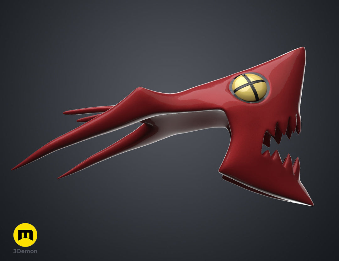 Power Demon Form mask - Chainsaw Man STL | 3D Print | 3Demon