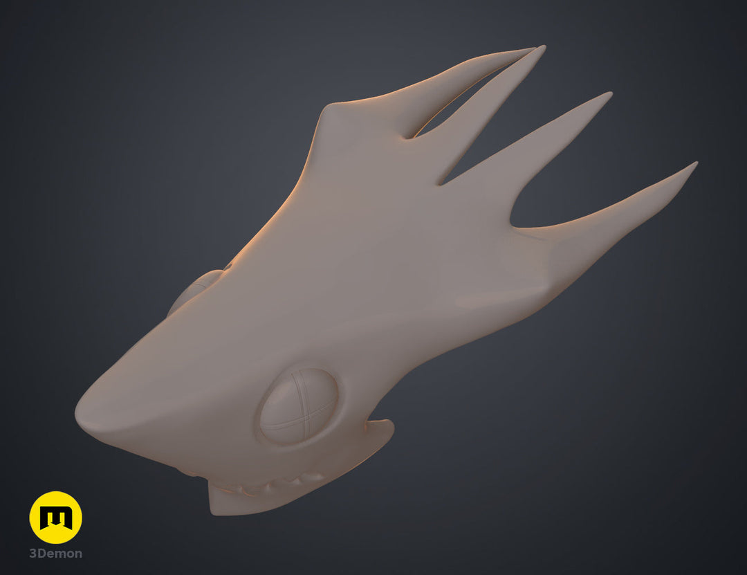 Power Demon Form mask - Chainsaw Man STL | 3D Print | 3Demon