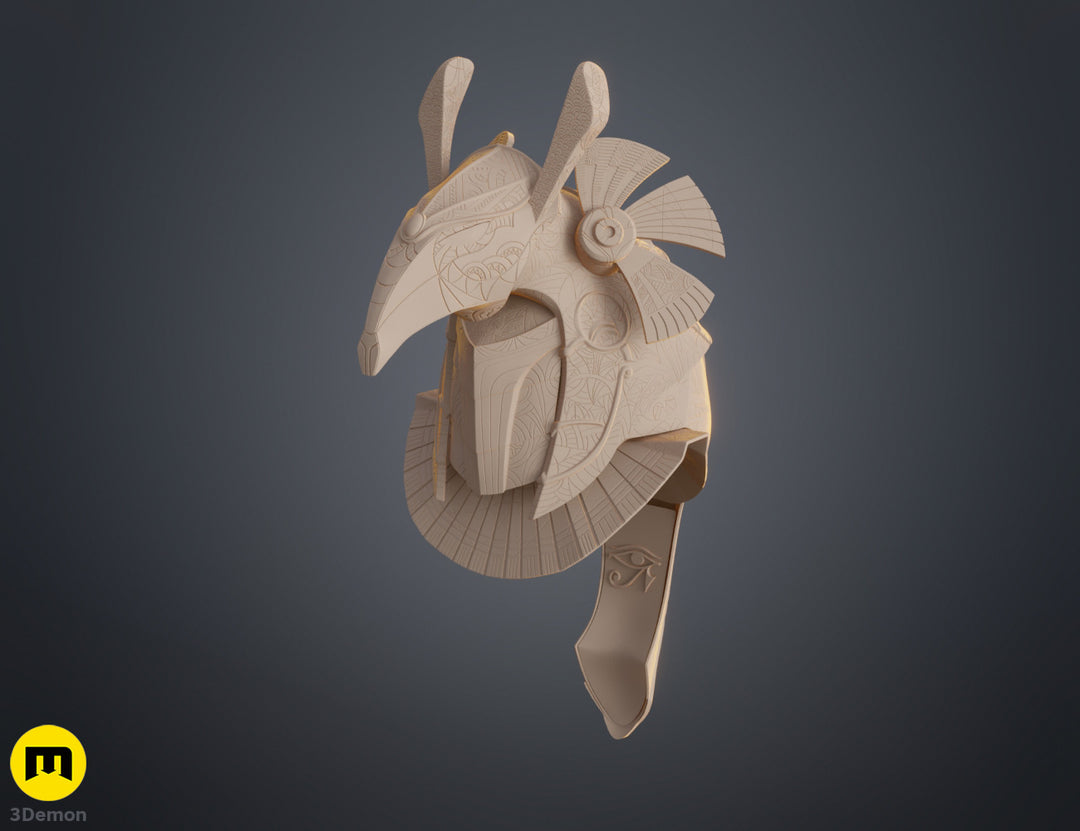 Seth Guard Helmet STL | 3D Printable Helmet | 3Demon