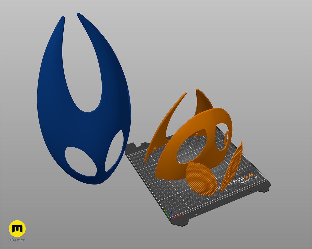 Hornet Face Mask Silksong STL/3MF | 3D Printable Helmet | 3Demon