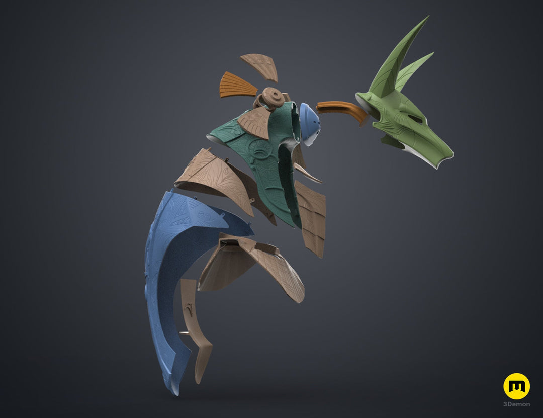 Horus, Anubis, Jaffa Guard set STL | 3D Printable Helmet | 3Demon