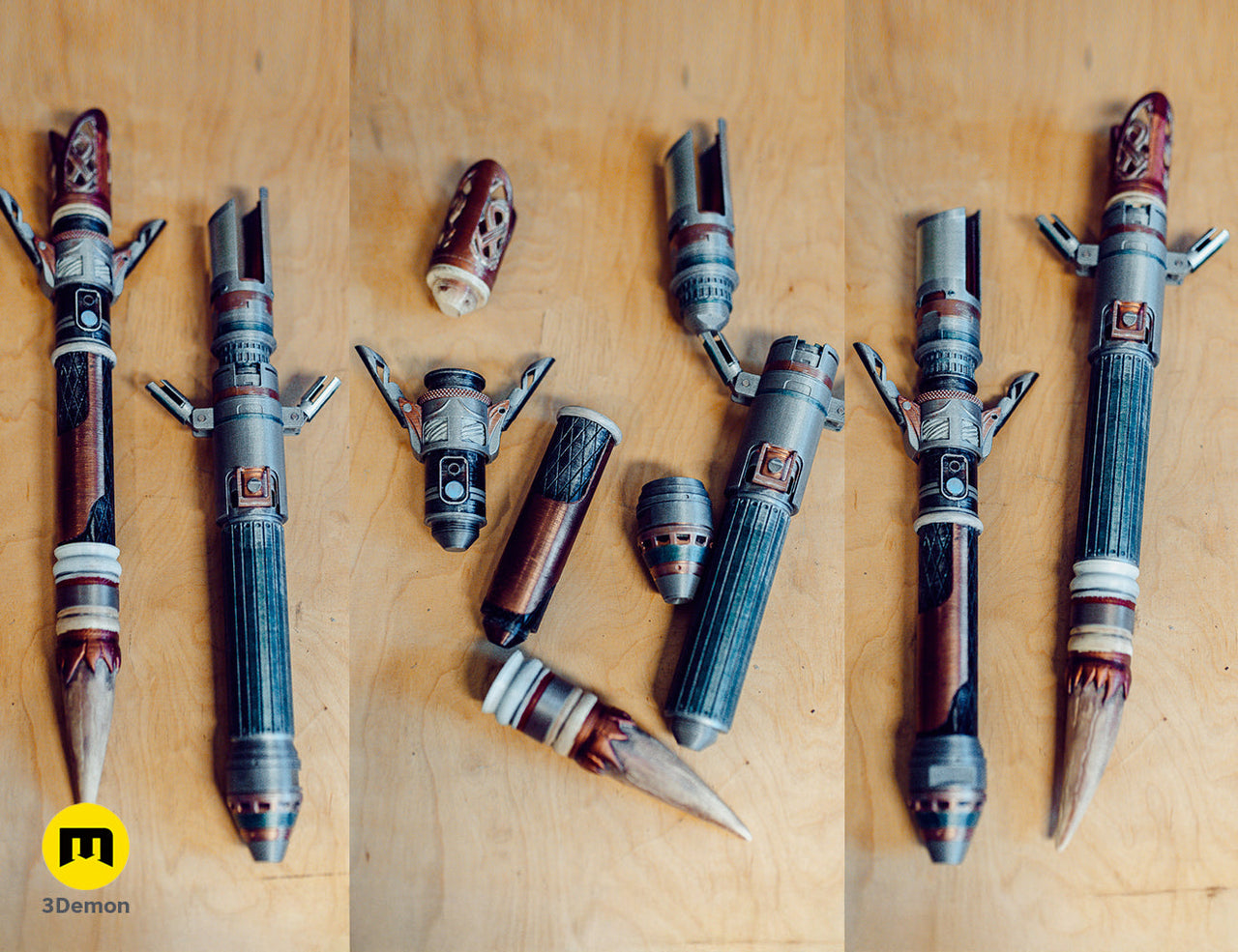 Jedi Survivor Customizable Lightsaber STL | 3D Print | 3Demon